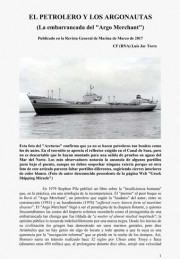 El petrolero y los argonautas. La embarrancada del "Argo Merchant ...